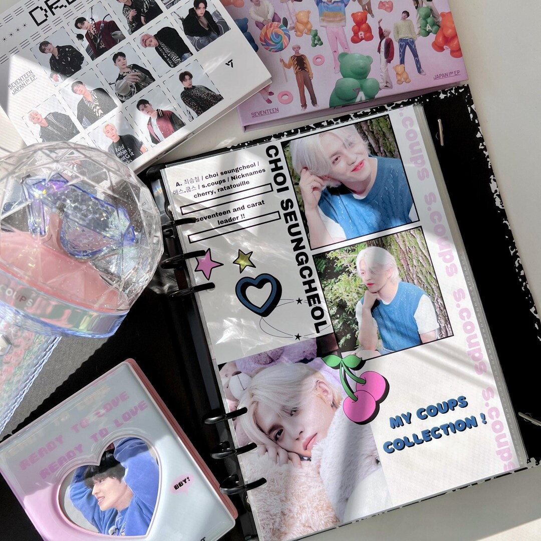 Seventeen A5 Binder Covers - Member Covers | Seventeen, Photocard ...