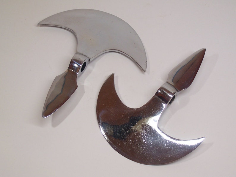 Pair of Antique Wrought Hand Forged War Axes, Halberds, Pike Axes ...