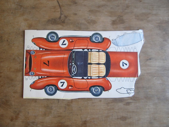 Advertisements vintage 50's Quaker corn flakes paper cut advertisement ...