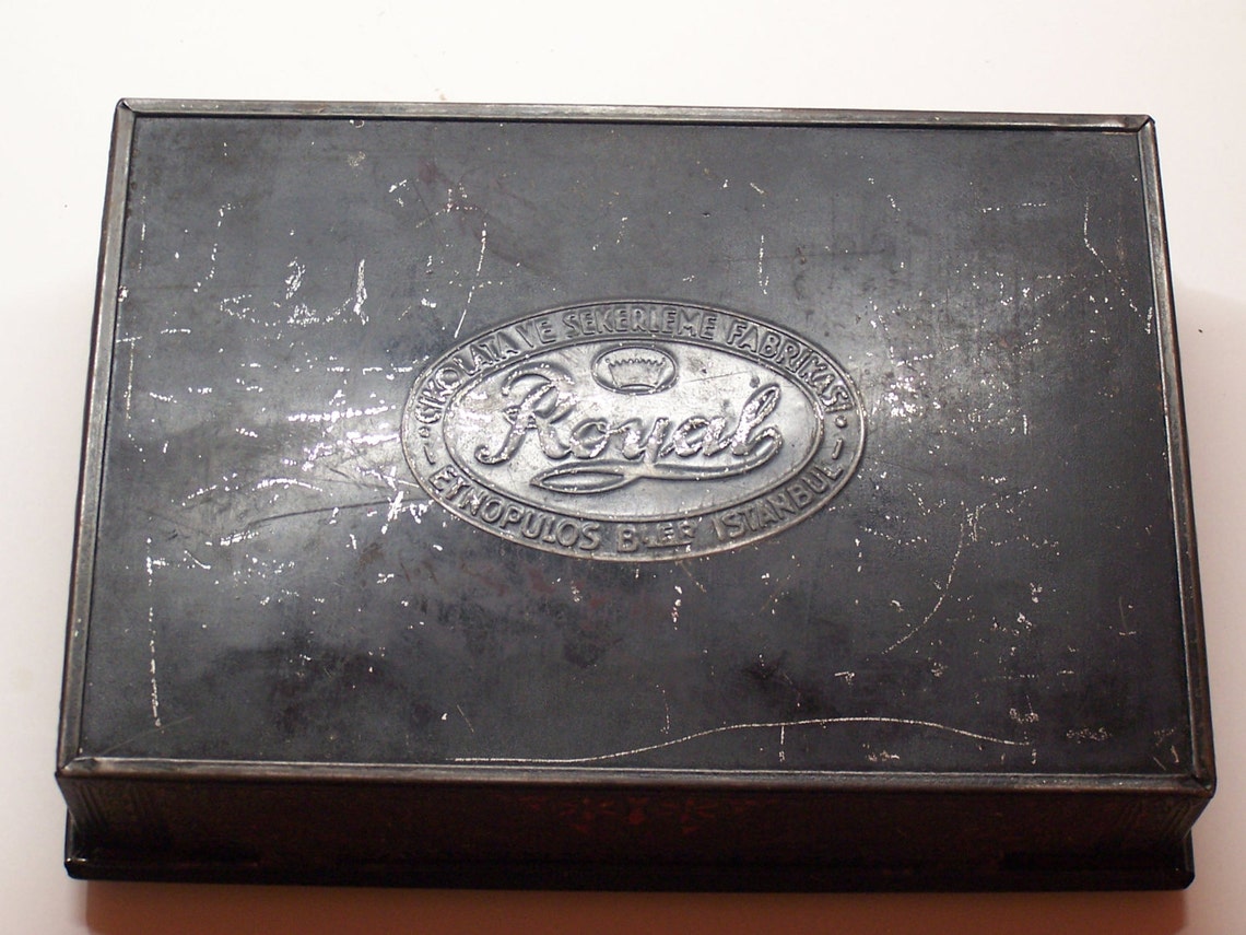 Antique 1800's Candy Chocolate Box, by Royal Etnopulos, Istanbul ...