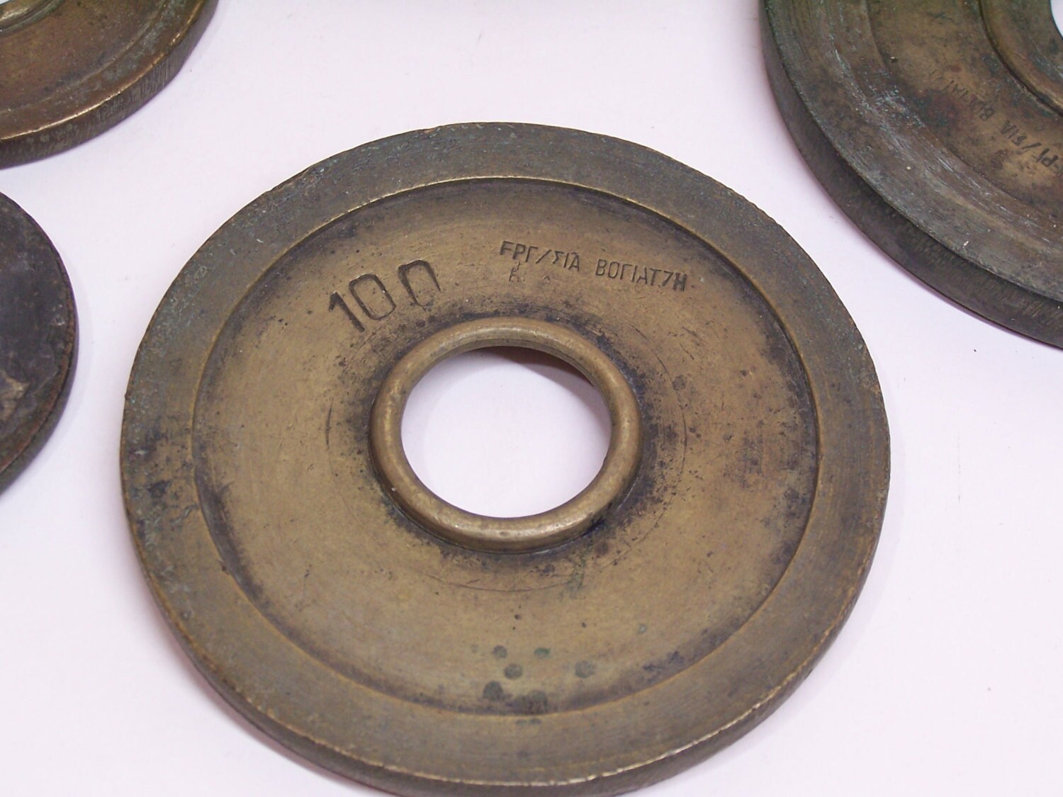 Antique Greek Brass Drams (oka) Balance Scale Weights, Set of 5 - Etsy