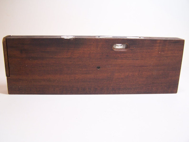 Antique Wooden German "falke" Bubble Level, Clinometer and Ruler Tool ...