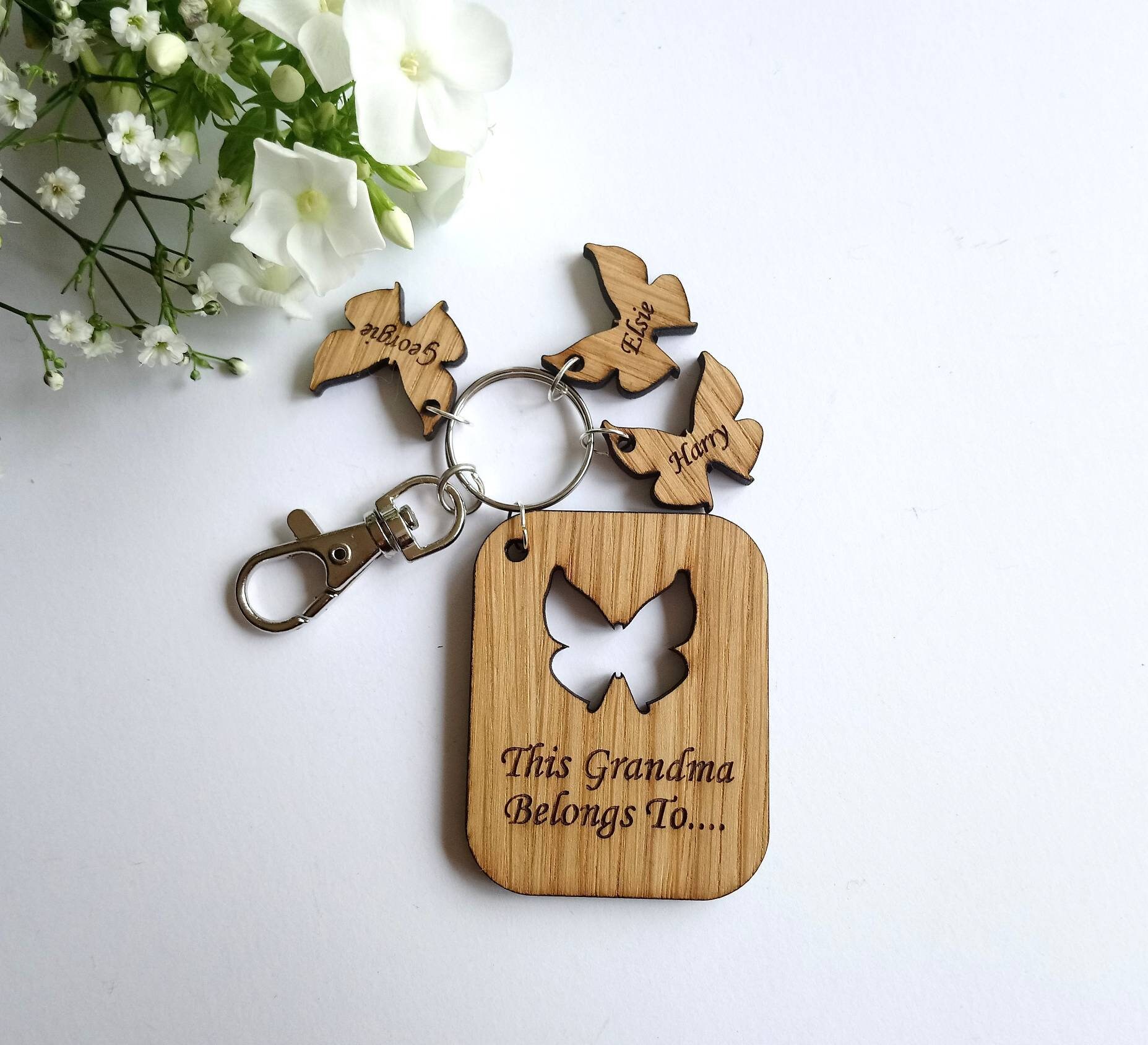 This Daddy Belongs To.. Key Ring Personalised Hammer Laser | Etsy