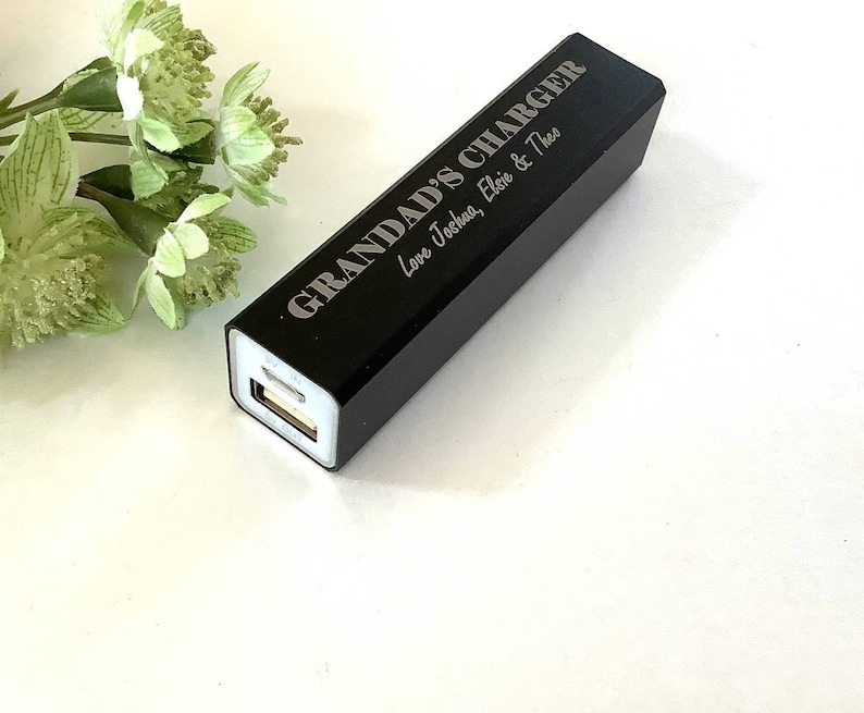 Personalised Power Bank - Portable Charger - Personalised Charger ...