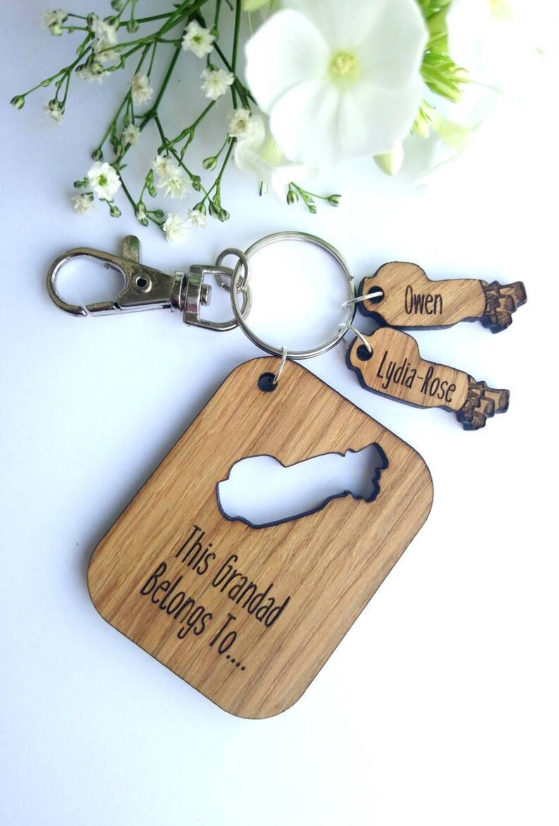 Fishing Key Ring This Daddy Belongs to.. Personalised | Etsy