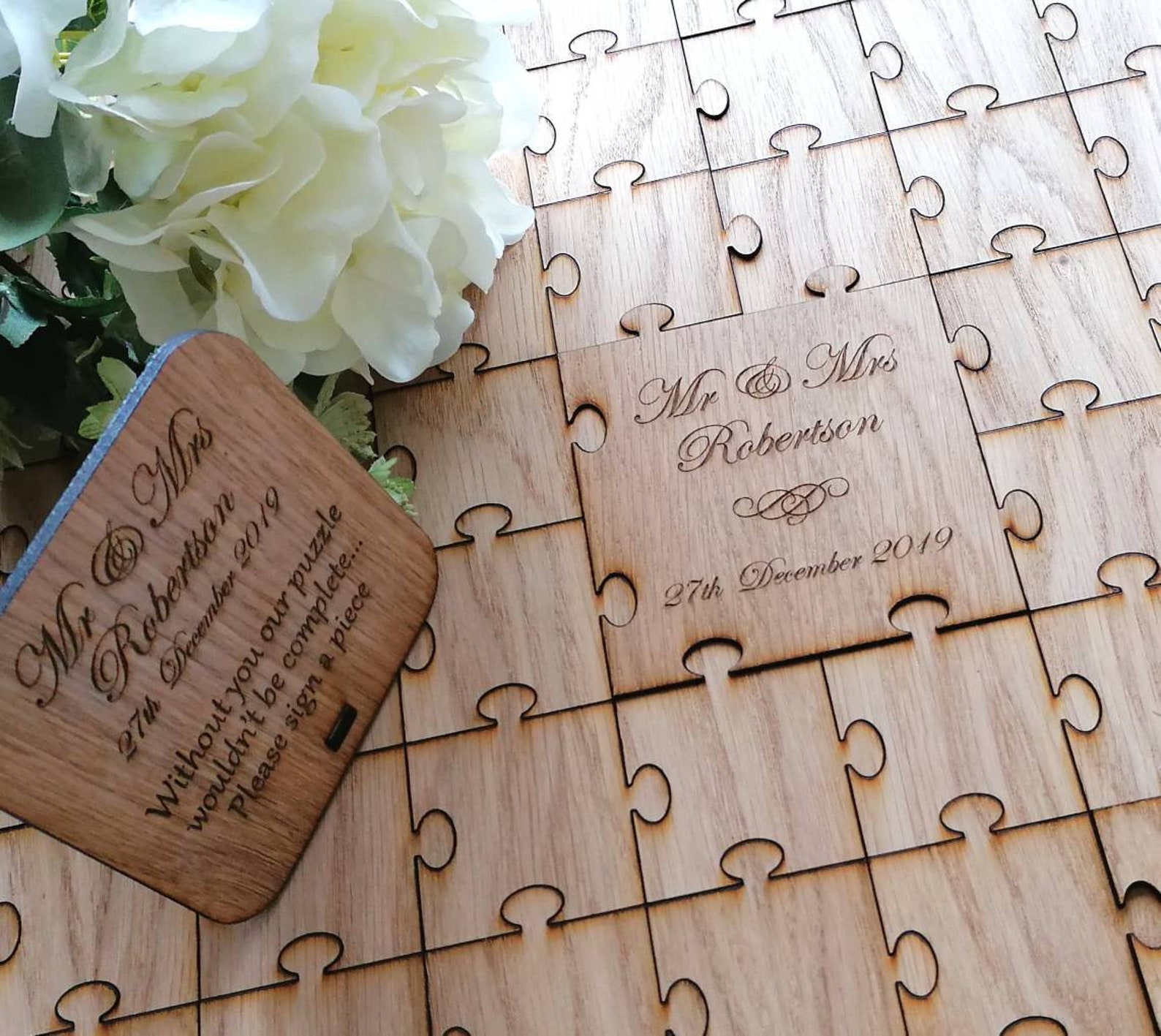 Wedding Guest Book Jigsaw Pieces Oak Veneer Puzzle Guest Etsy wedding-guest-book-jigsaw-pieces-oak-veneer-puzzle-guest-etsy