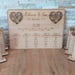 Wedding Table Menu With Stand Wooden Engraved Oak Veneer - Etsy