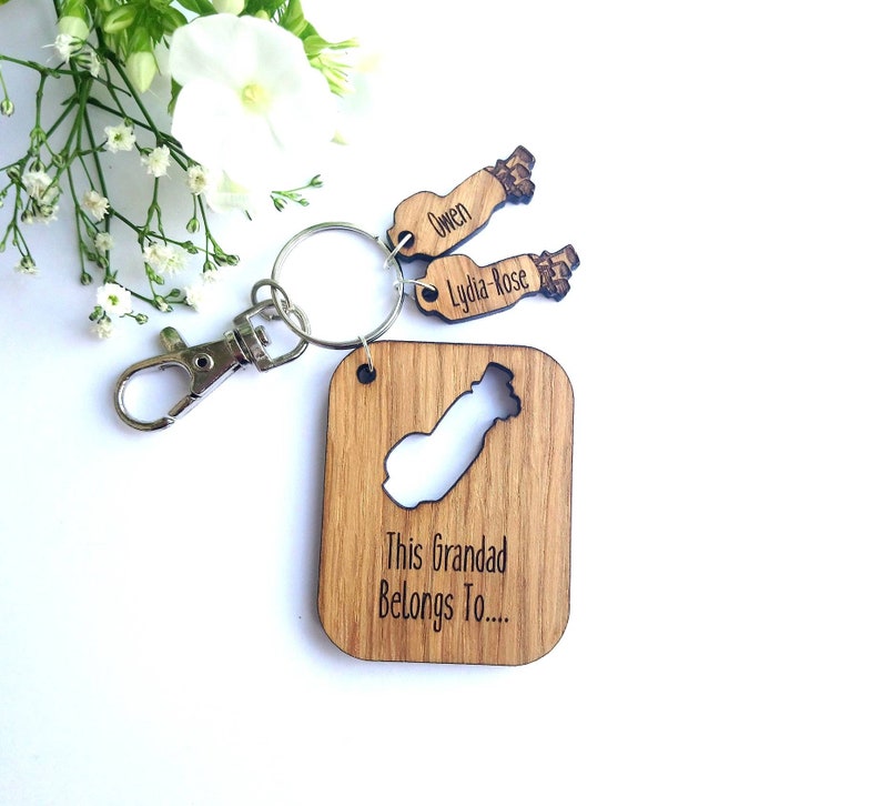 Fishing Key Ring This Daddy Belongs to.. Personalised | Etsy