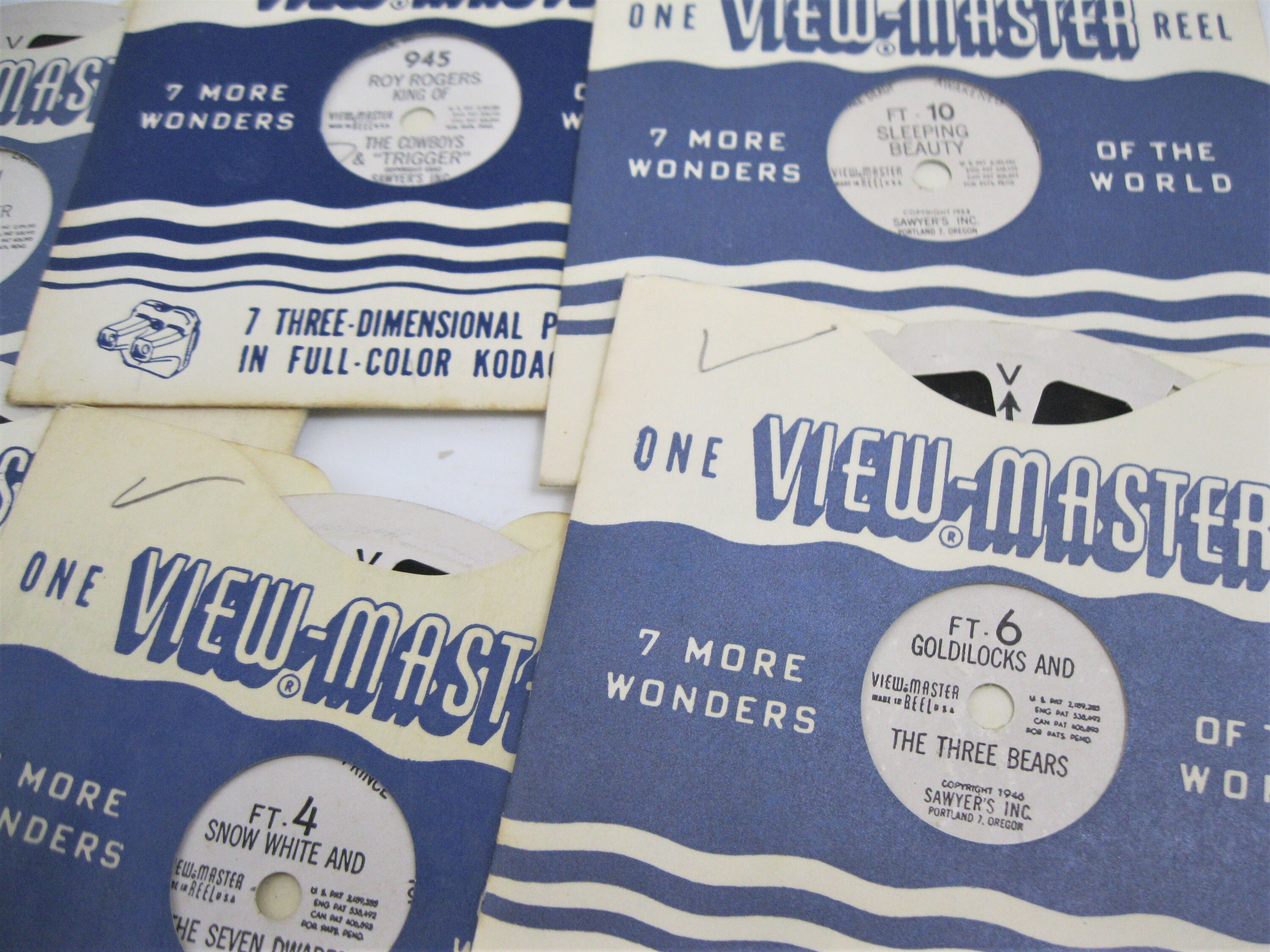 View Master Picture Viewer With 8 Reels of Childs Films Made in the USA ...