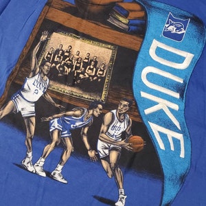 Vintage Duke Blue Devils Basketball Tshirt Size Large - Etsy