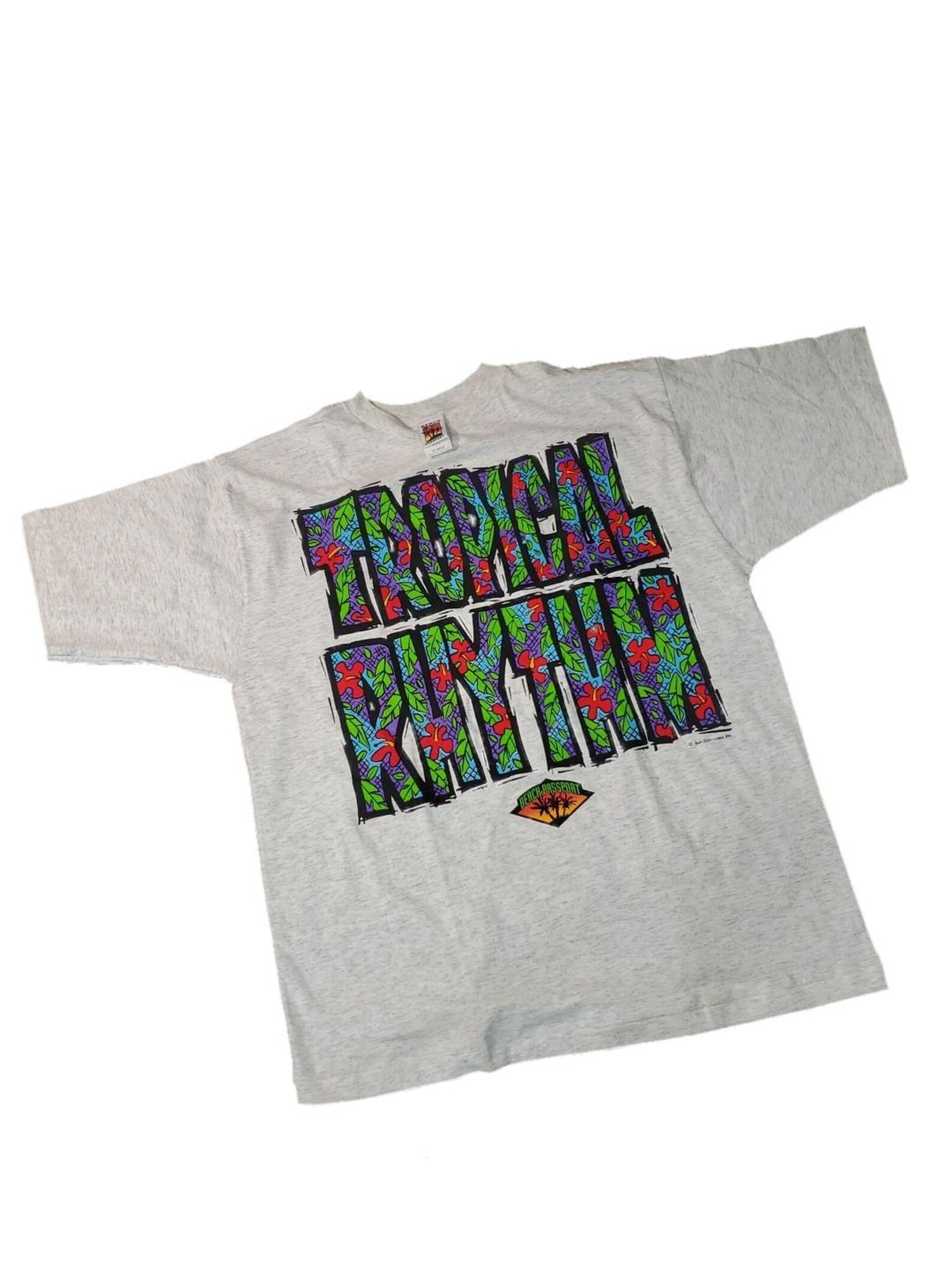 Vintage Tropical Rhythm Tshirt Size Xl - Etsy