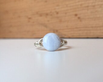 Light Blue Ring | Etsy