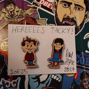 Lil’ Jacky Boy and Wendy Limited Edition Pin Badge Set - Etsy