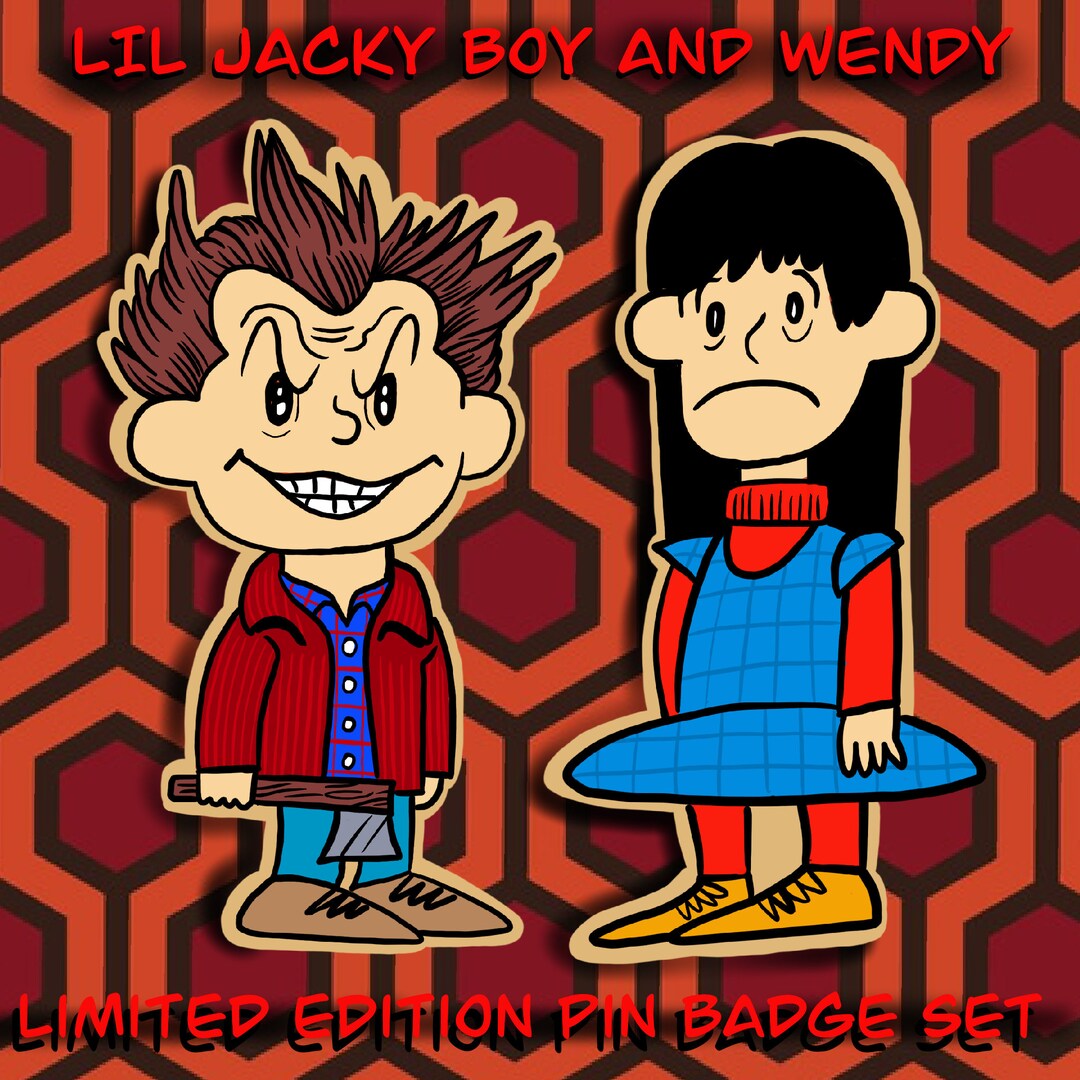 Lil’ Jacky Boy and Wendy Limited Edition Pin Badge Set - Etsy