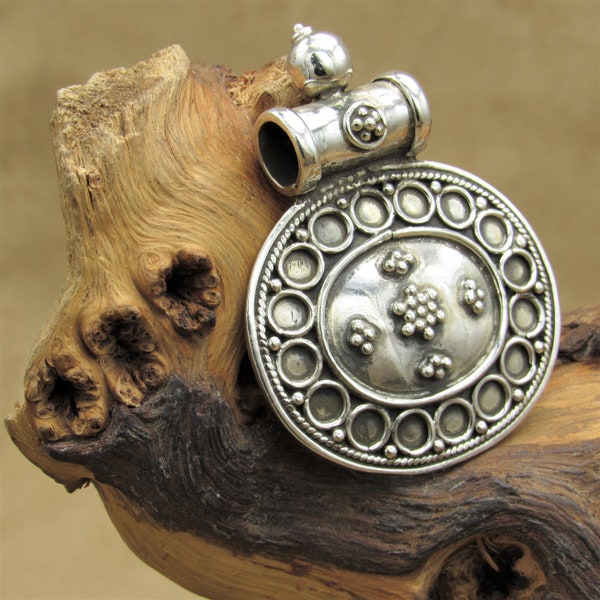 Bali Silver Pendant - Etsy