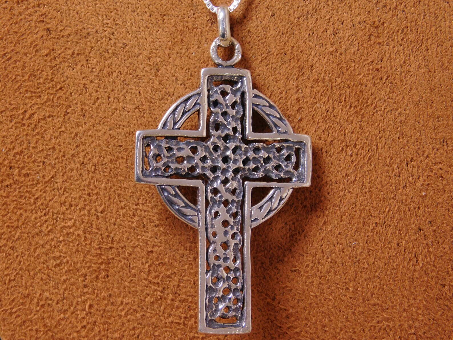 Vintage Sterling Silver Amber Cross Pendant | Etsy