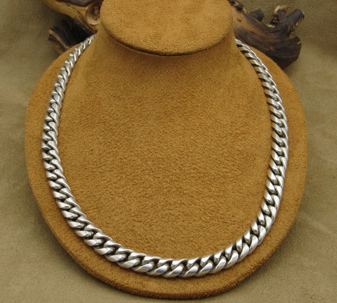 Heavy Sterling Silver 20" Chain From Mexico - Etsy