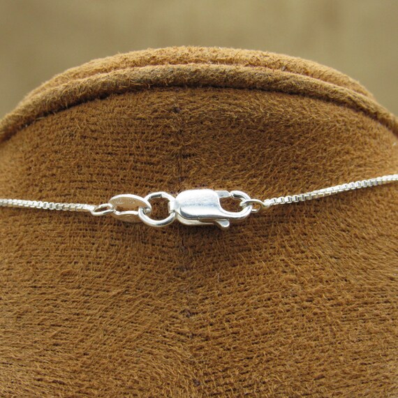 Open Work Pretty Sterling Silver Cross Necklace - Gem
