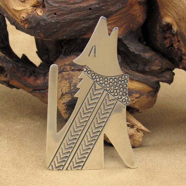 Silver Coyote - Etsy