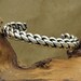 Sterling Silver Braided Wire Cuff Bracelet - Etsy