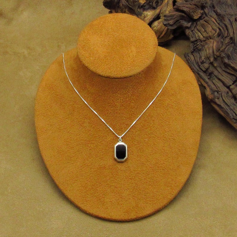 Taxco Obsidian Necklace - Etsy