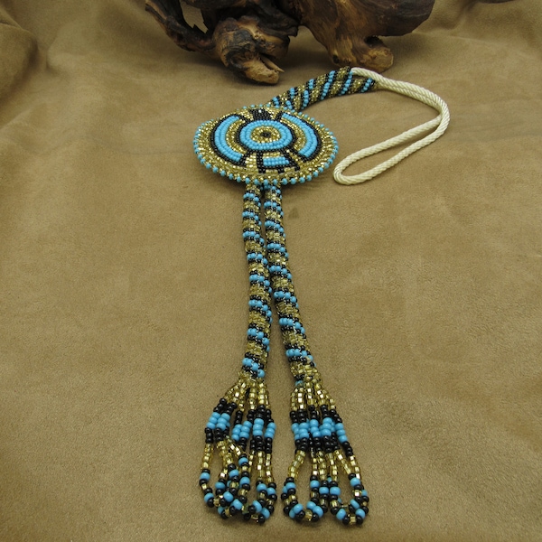 Beaded Bolo Tie - Etsy