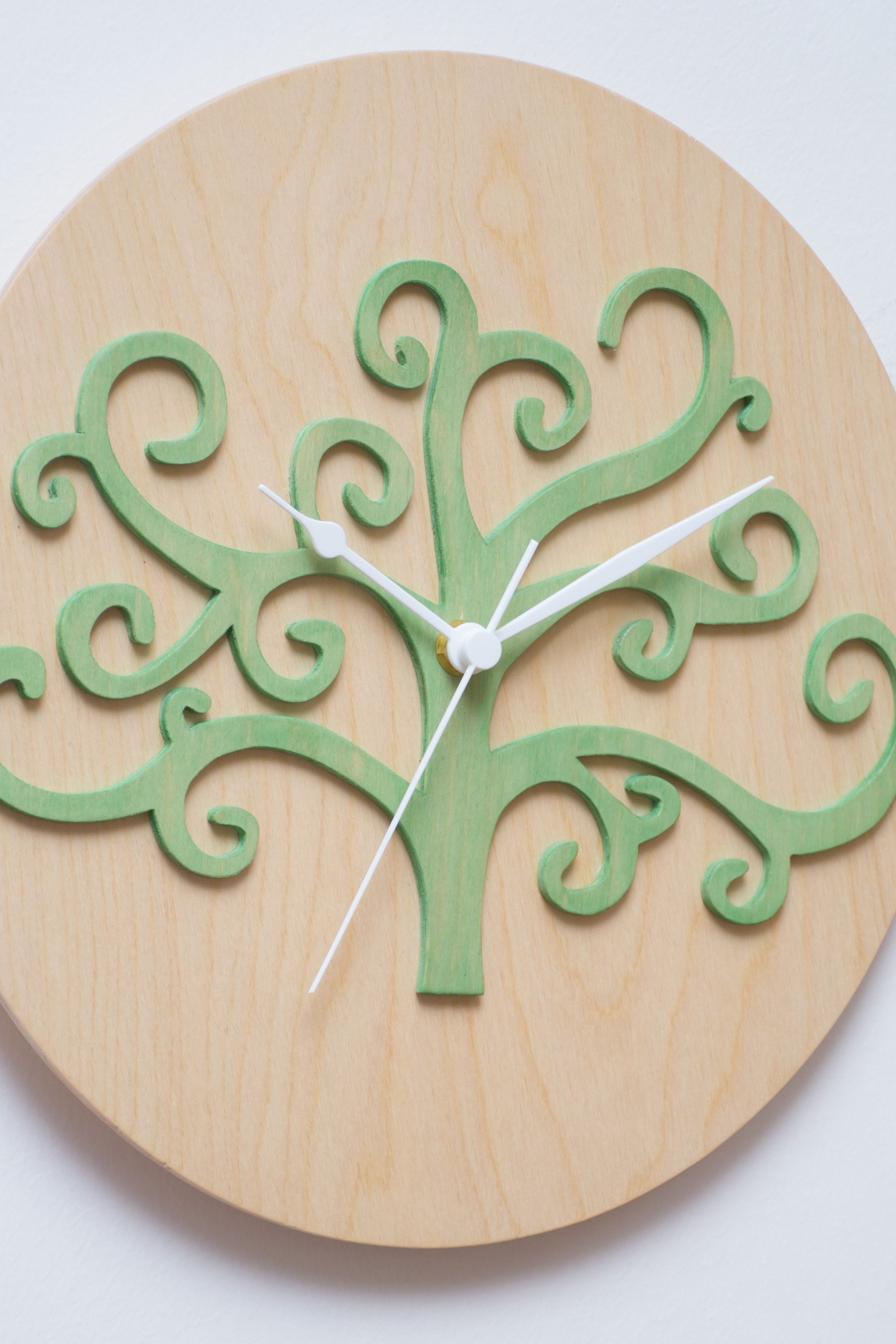 TREE of LIFE unique Modern CLOCK housewarming gift. | Etsy