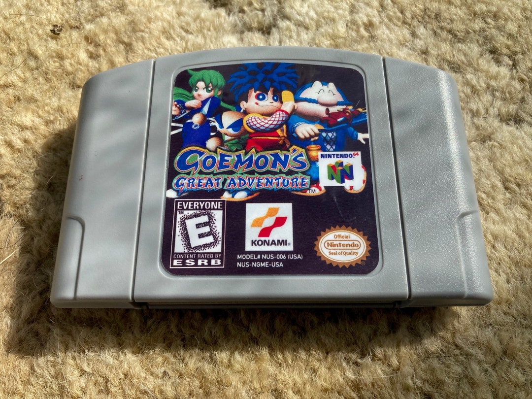 Reproduction N64 Goemon's Great Adventure - Etsy