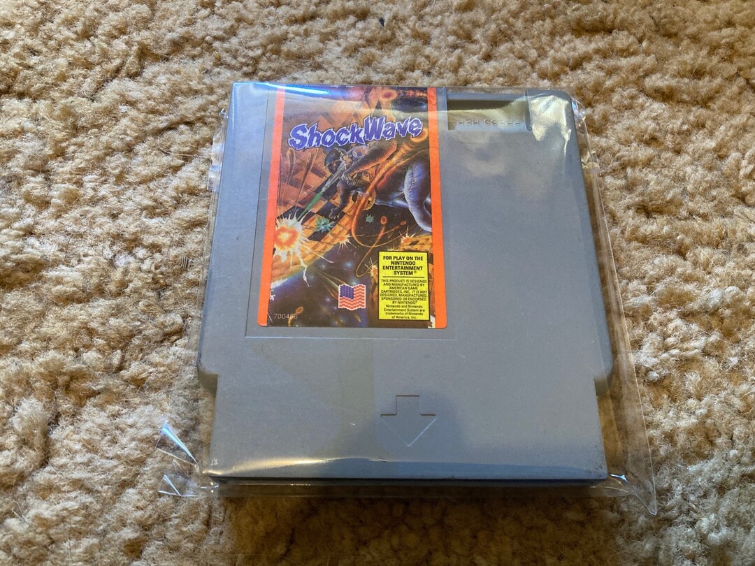 Authentic NES Game Shockwave Mint - Etsy