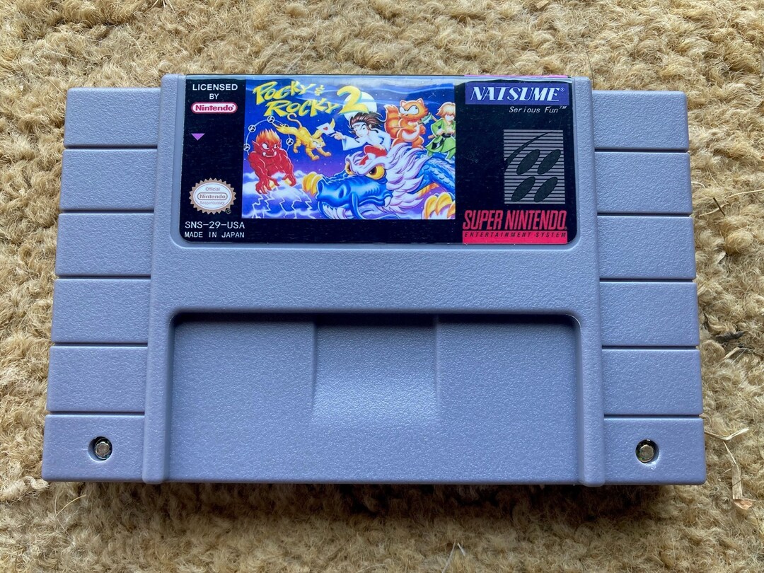 Nintendo SNES Pocky and Rocky 2 Reproduction - Etsy