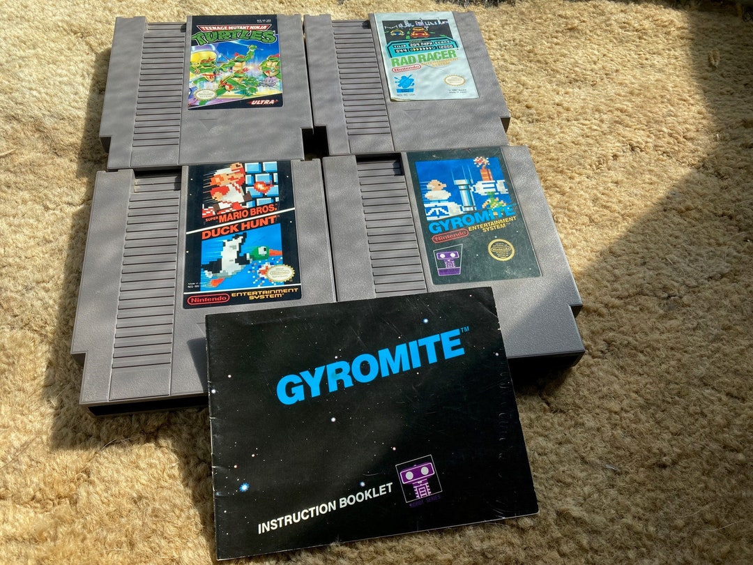 Authentic NES Game Lot Gyromite Box is a Reproduction - Etsy