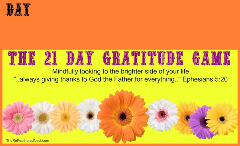 21 Day Gratitude Journal Game, Download Game, Bible Study, Women's ...