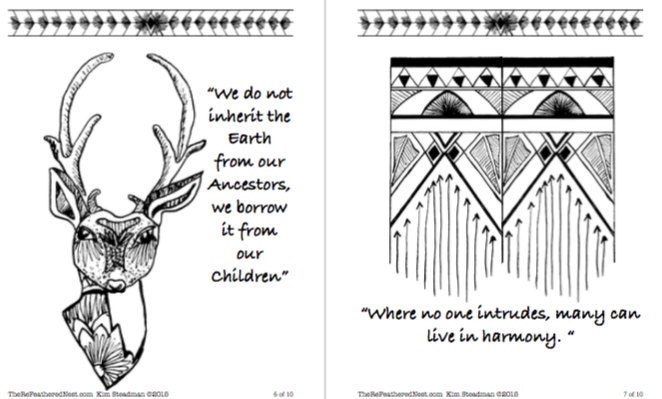Native American Tribal Images Coloring Pages for Adults and Kids ...