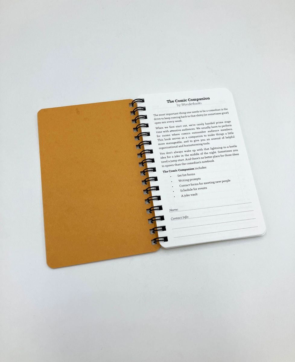 The Comic Companion Notebook Toolkit for Standup Comedy - Etsy