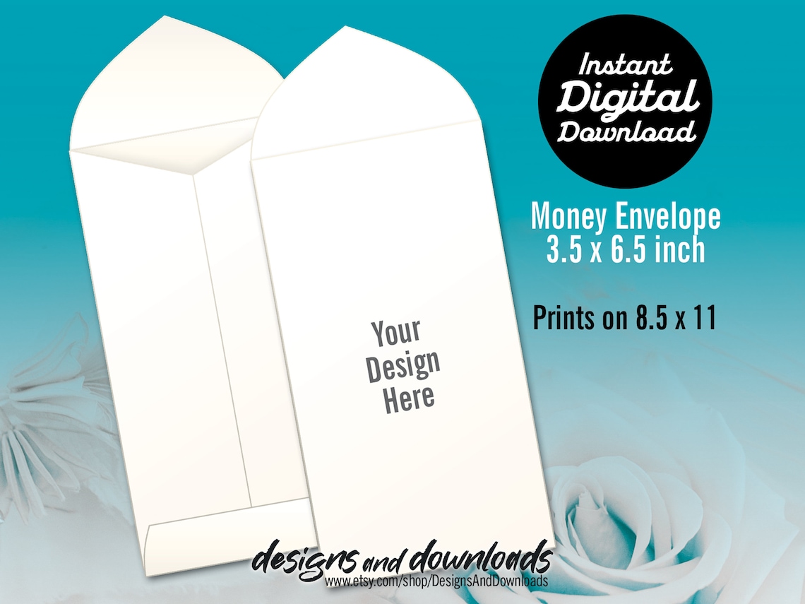 Printable Money Envelope Template - Etsy