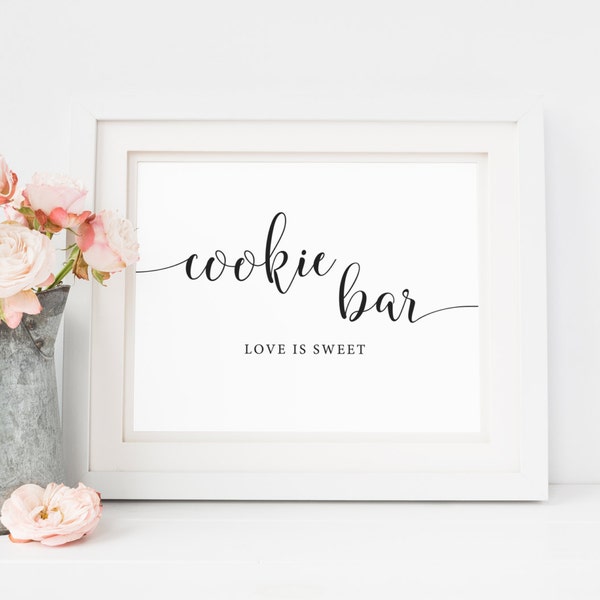 Cookie Bar Signs - Etsy
