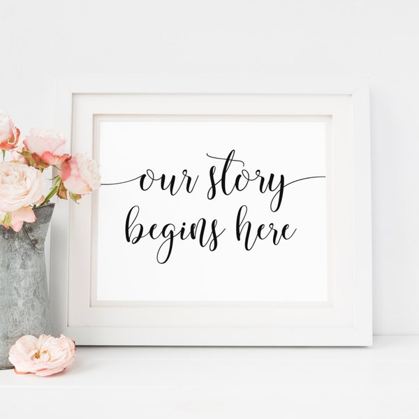 Our Story Sign - Etsy