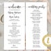 Rustic Wedding Program Template, Fully Editable Wedding Ceremony ...