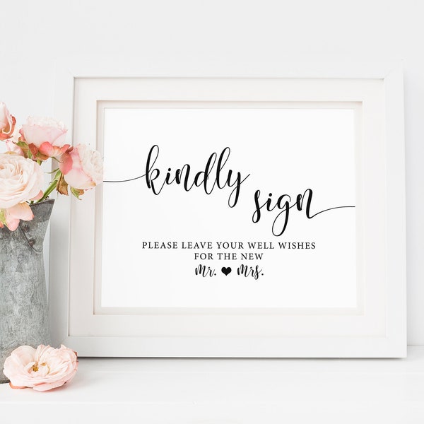 Kindly Sign - Etsy
