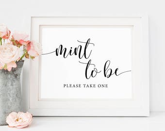 Mint to Be Sign | Etsy