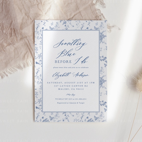 Something Blue Crew Invitations - Etsy