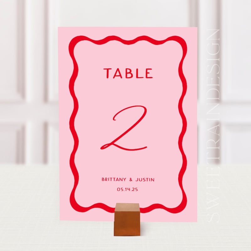 Squiggly Table - Etsy