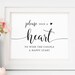 Please Sign a Heart Sign, Sign a Heart Guestbook, Sign a Heart ...
