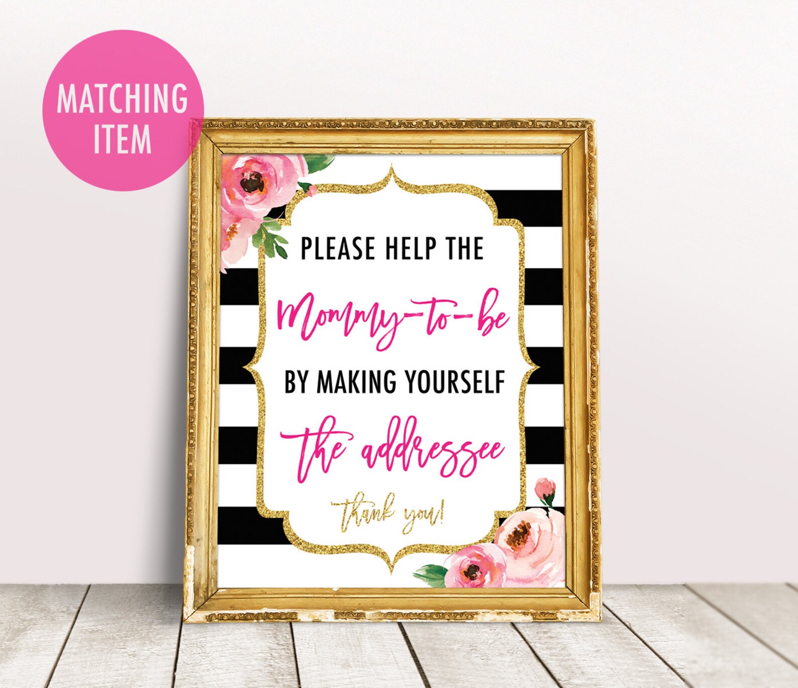 It's a Girl Sign, Baby Shower Sign, Girl Baby Shower Decor, Baby Girl ...