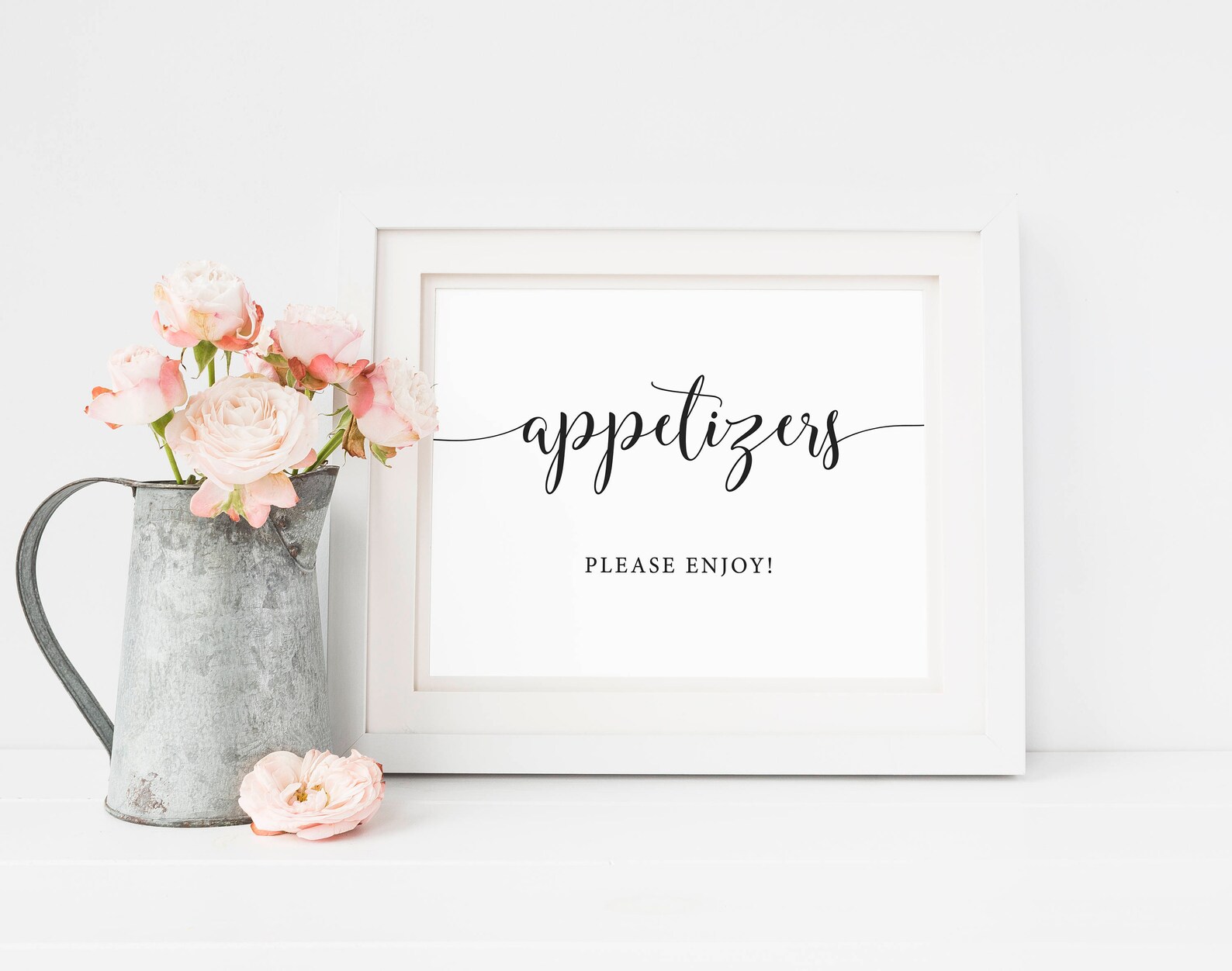 Appetizers Sign Wedding Printable Wedding Reception Signage - Etsy