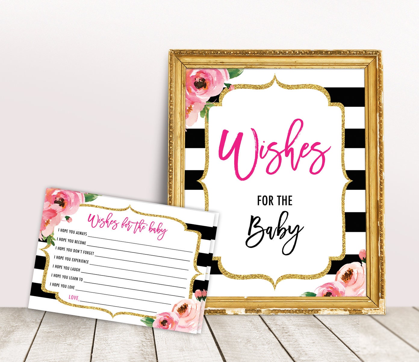 Kate Baby Shower Games Package Girl Printable, Floral Baby Shower ...