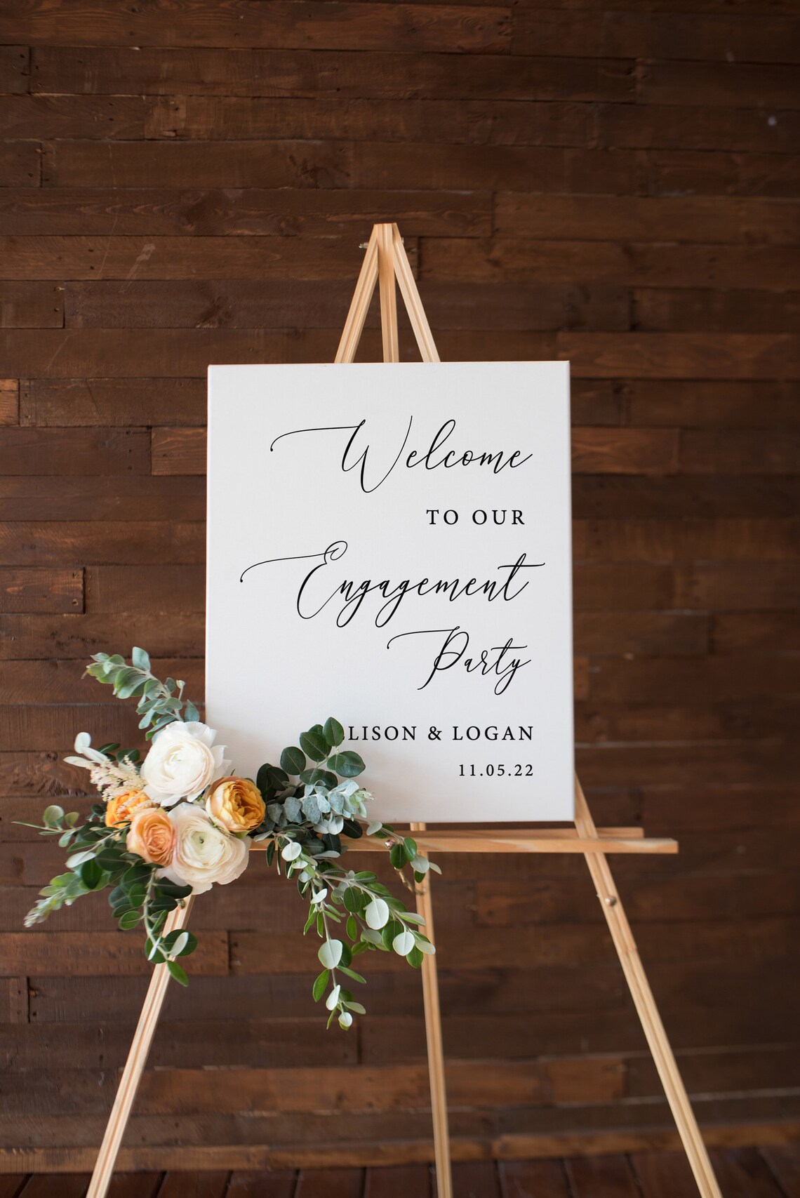 Engagement Party Welcome Sign Template Engagement Signs - Etsy