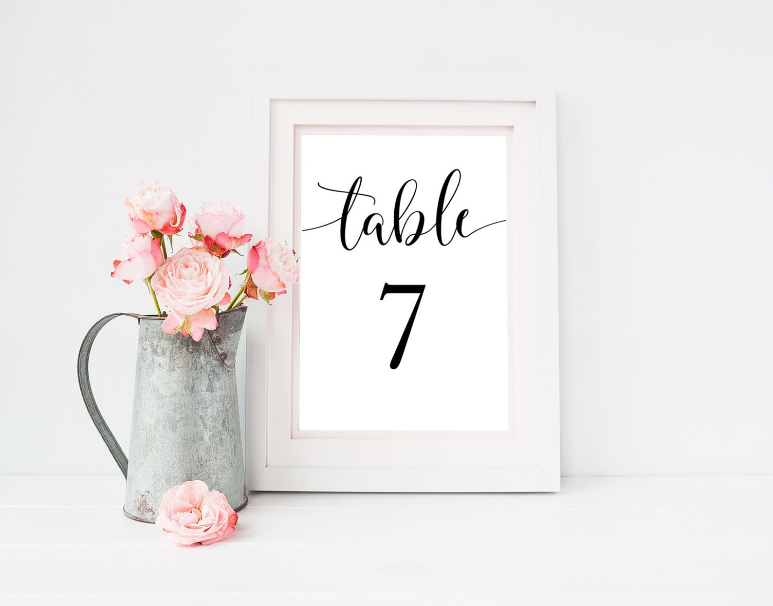 Table Numbers Printable Table Numbers Wedding Table Numbers - Etsy