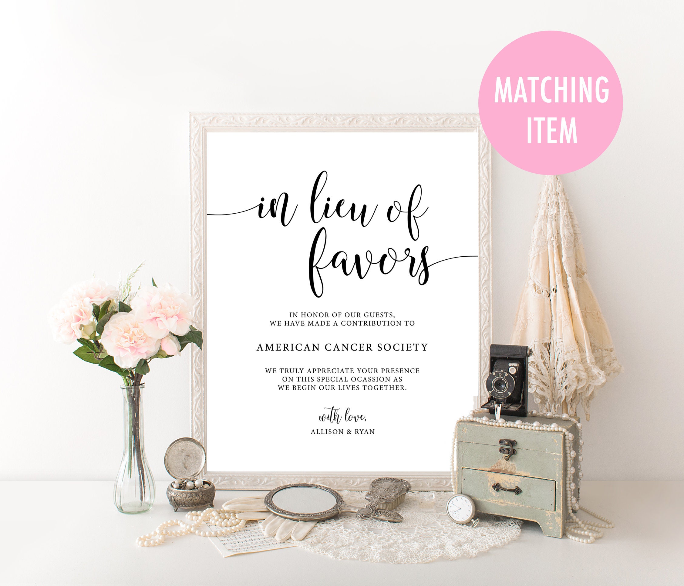 Toonie Bar Sign Wedding Bar Sign Printable Rustic Wedding | Etsy