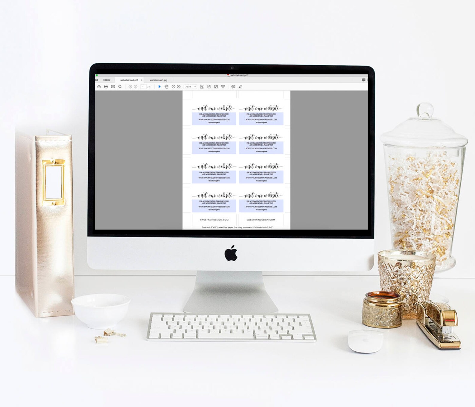 Wedding Website Insert Cards, Editable Template Website Cards, Wedding ...